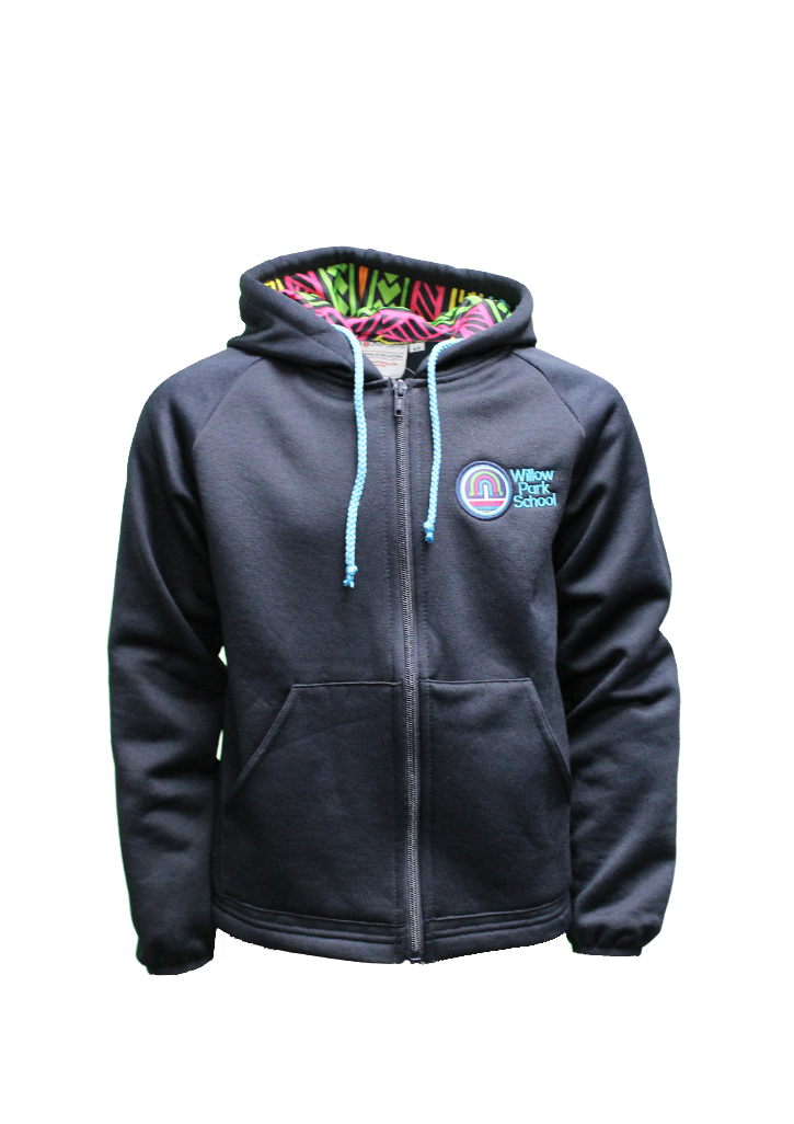 Willow Park School Zip Hoodie Navy | Willow Park School